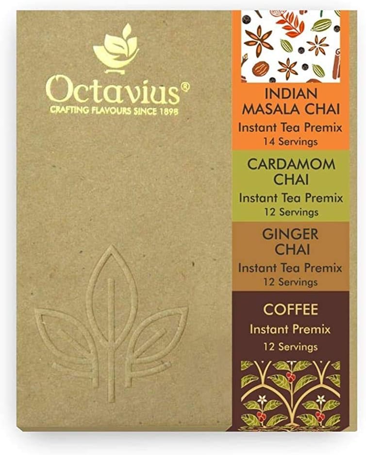 Amazon | Octavius Assorted Ready Tea 茶 and Coffee 4 in 1 Variant ...