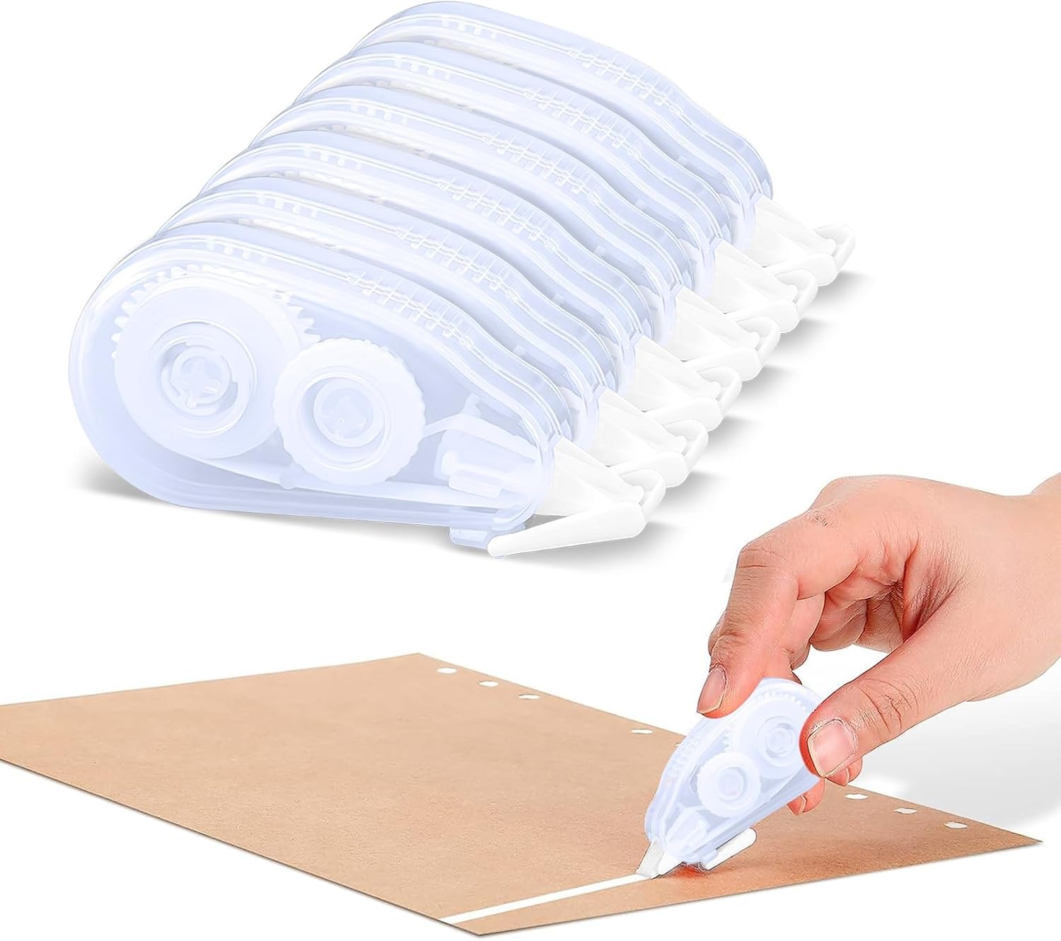 Correction Tapes, 6 Pcs White Out Tape, Transparent Correction Tape for ...