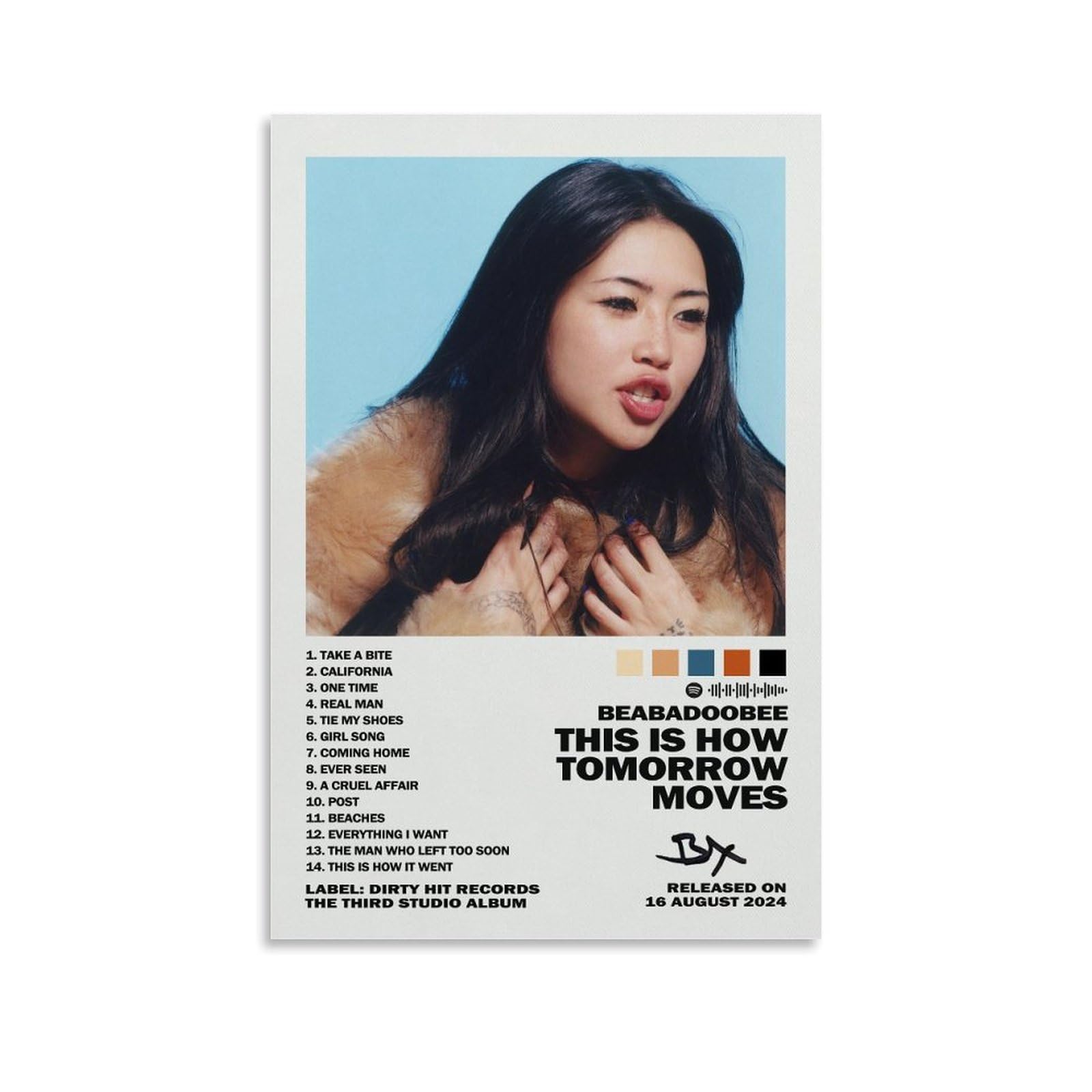Binnigau Beabadoobee Poster Music Posters for Room Aesthetic Canvas ...