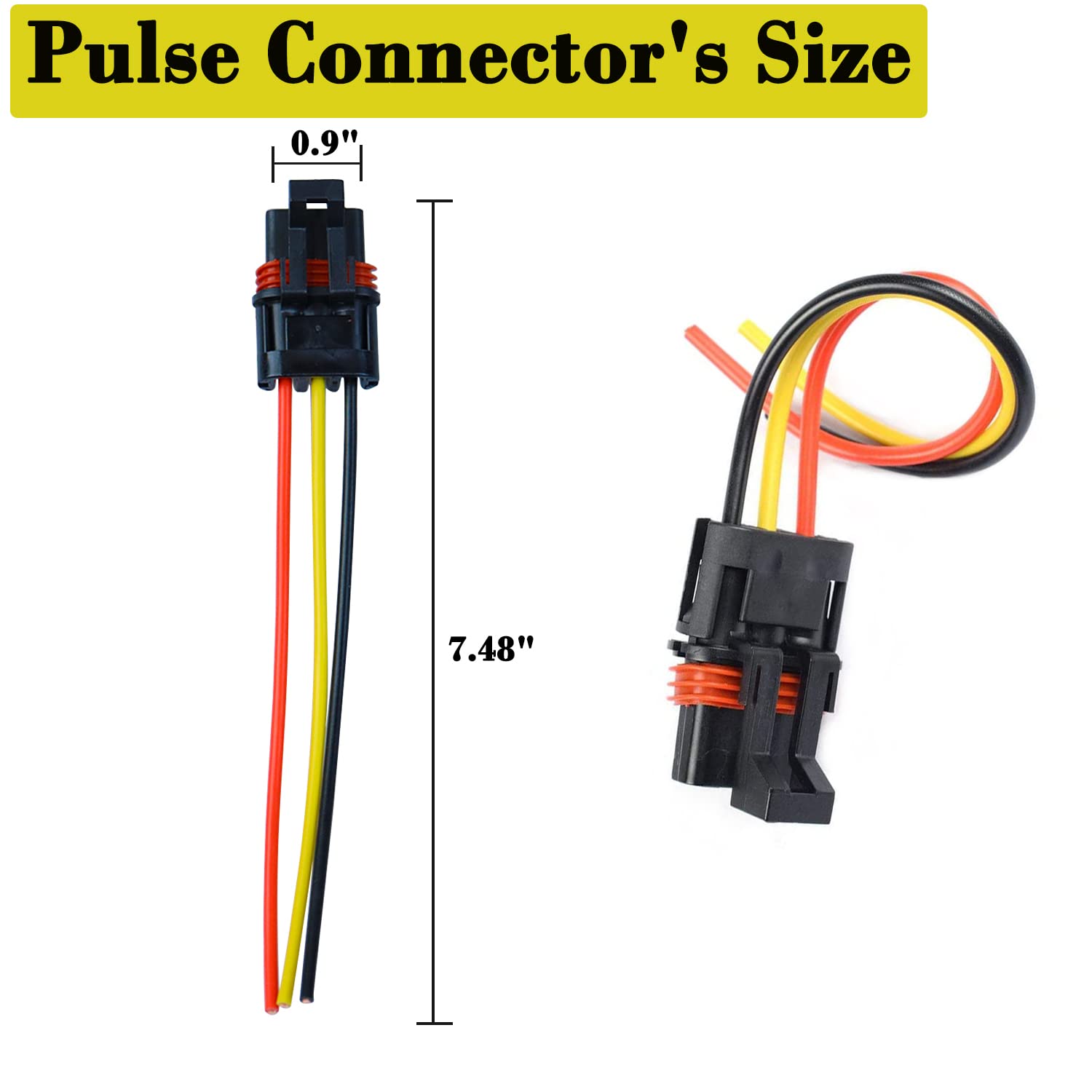 Snapklik.com : Pulse Bar Connectors Pulse Plug Pigtail Connector ...