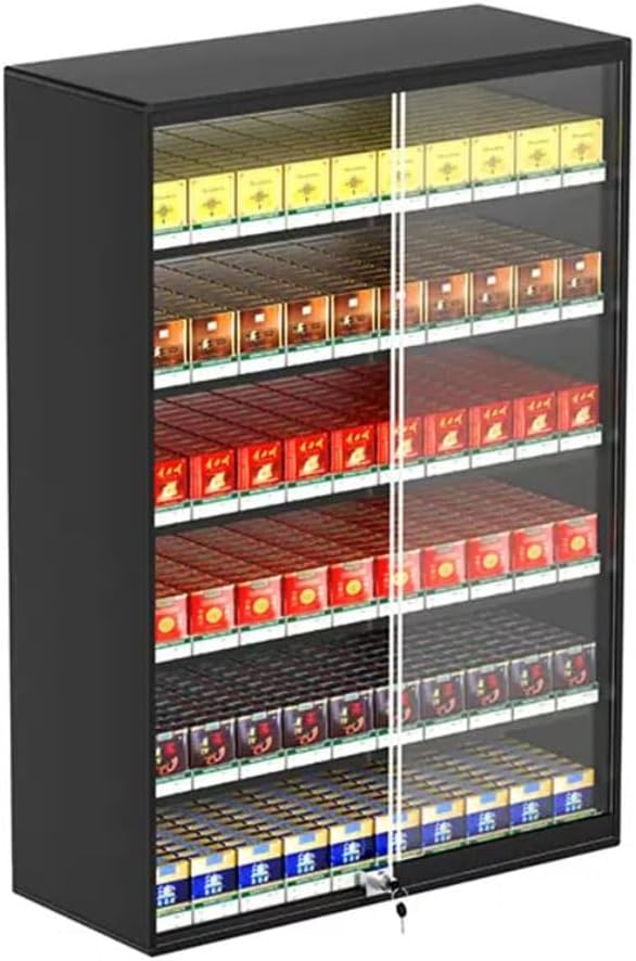 Amazon.com: Cigarette Display Case- Wall Mounted Cigarette Rack ...