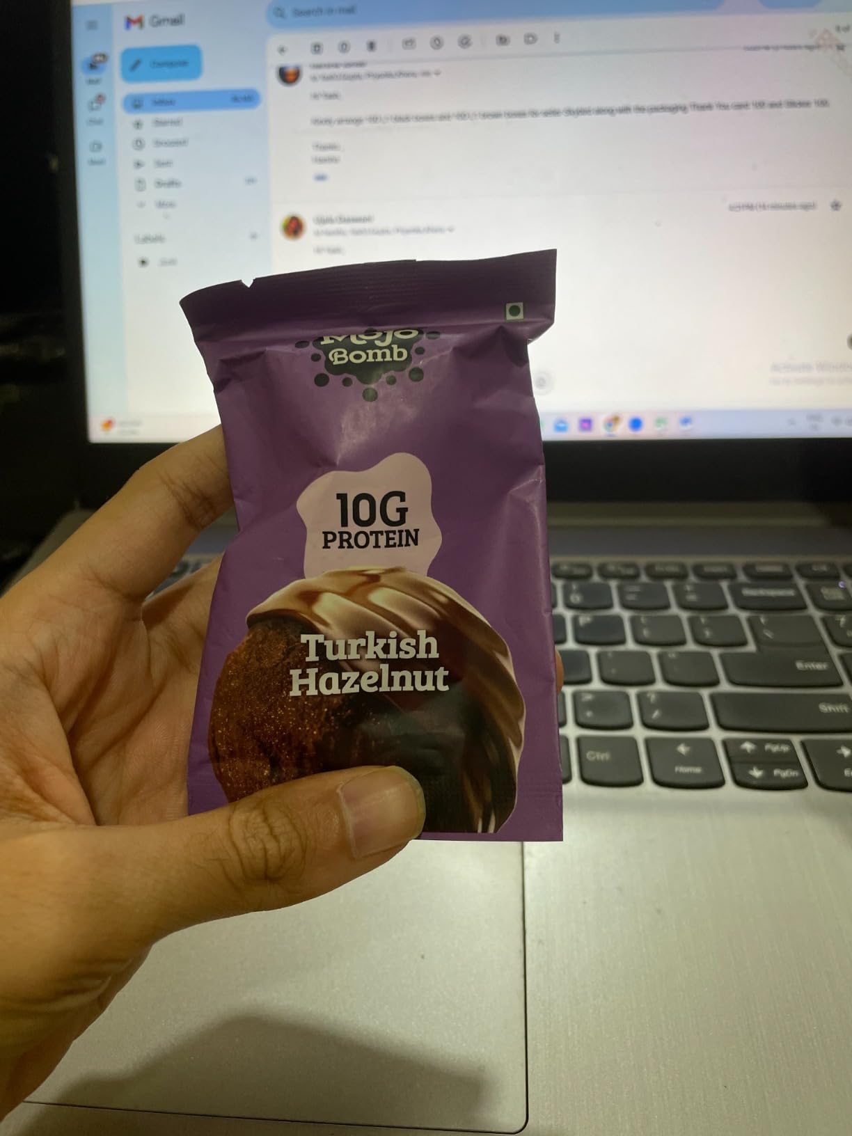 Mojo Bar Protein Bombs Intense Mocha | Daily Protein Snack | 10g ...