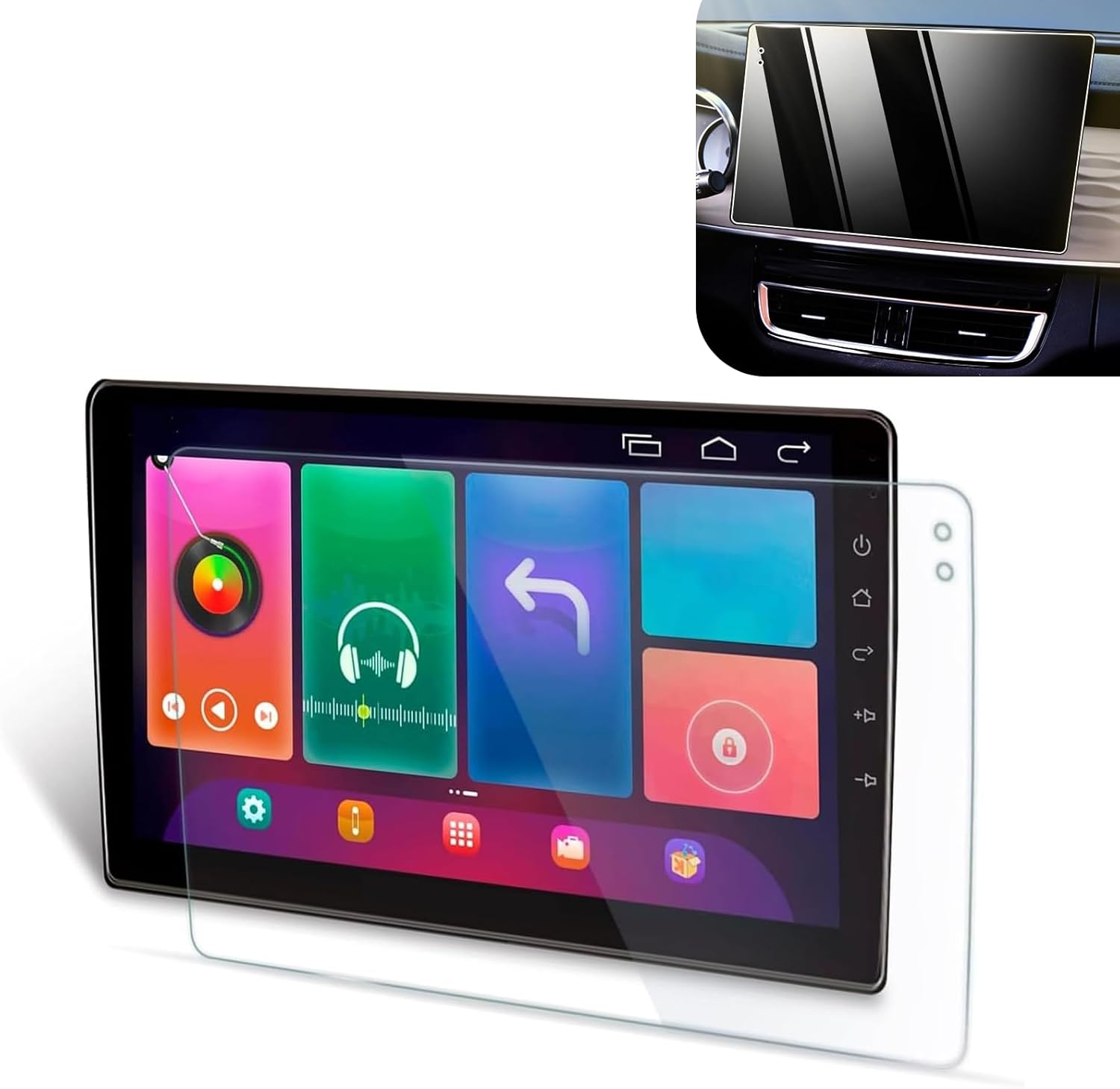 Amazon.com: getfay Pack-1 Car Central Control Display Protector, 9In x ...