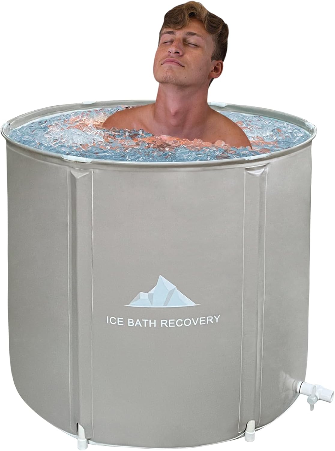 Amazon.com : B&Y Portable Ice Bath Tub for Athletes, Cold Plunge Tub ...
