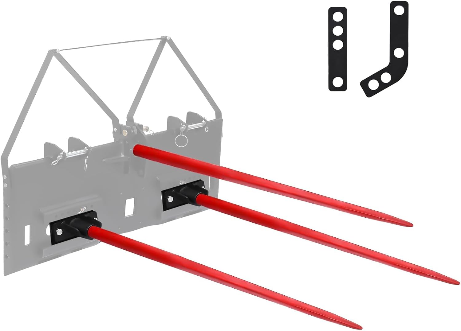 Amazon.com: Hay Spear 49 in x3 Bale Spear with Short Slide, Quick ...