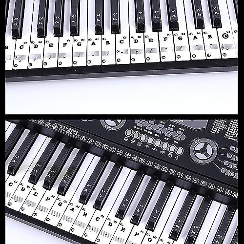 Keyboard Stickers, Piano Keyboard Stickers for 88/61/54/49-Key ...