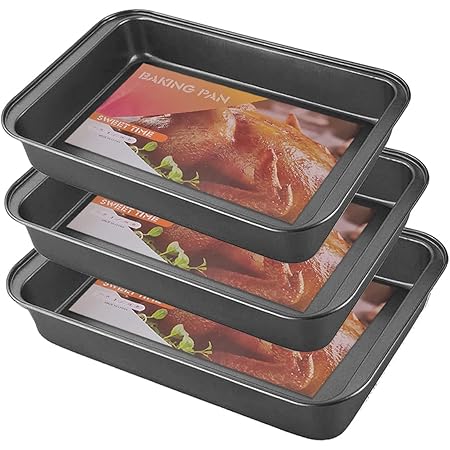 PRESTIGE Aerolift Baking Trays for Oven Non Stick Set of 3 - Dishwasher ...