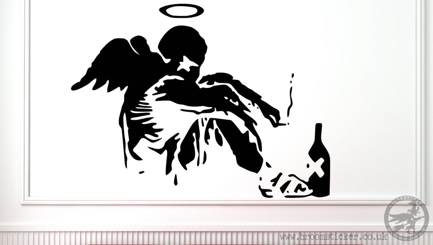 Fallen Angel, 2004 Banksy Explained, 46% OFF