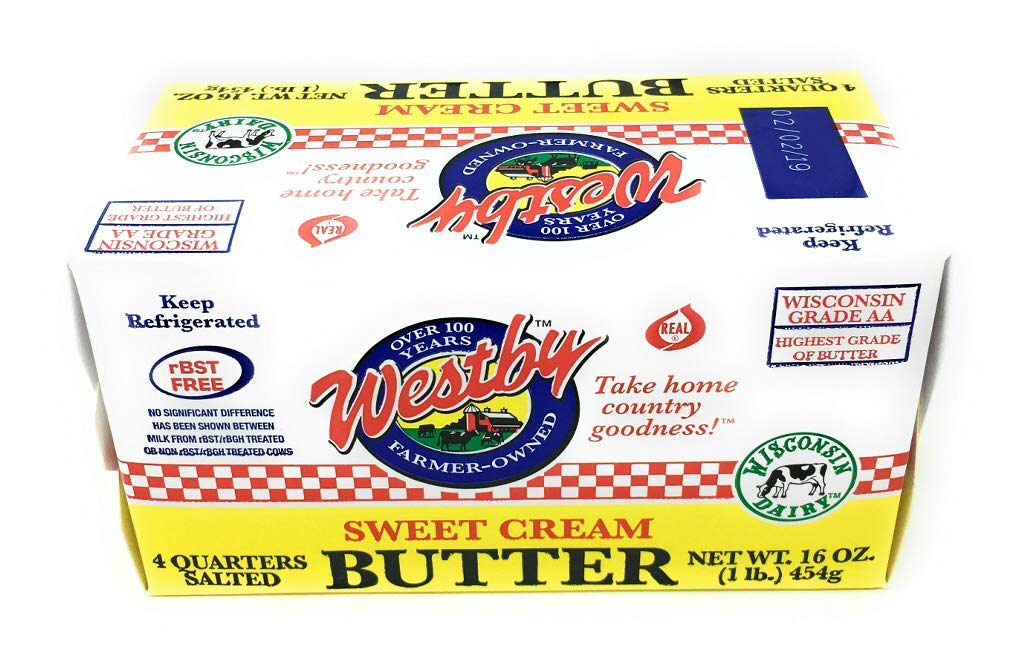 Amazon.com: WESTBY Sweet Cream Butter, 16 OZ : Grocery & Gourmet Food