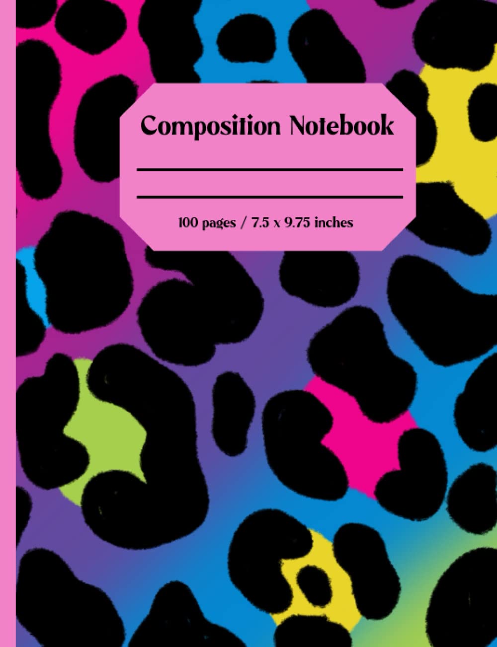 Composition Notebook: Lisa Frank Inspired Composition Notebook, Neon ...