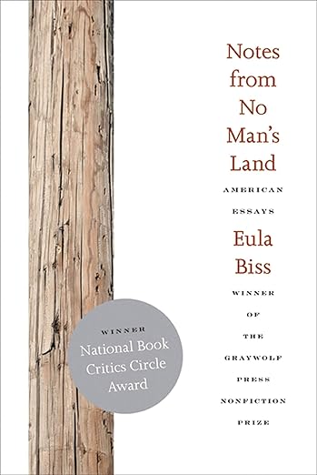 Notes from No Man's Land: American Essays: Biss, Eula: 9781555975180 ...