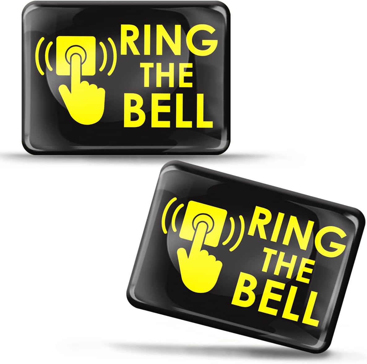 Biomar Labs 2 x 3D Gel Sign Notification Symbol Ring The Bell Doorbell ...