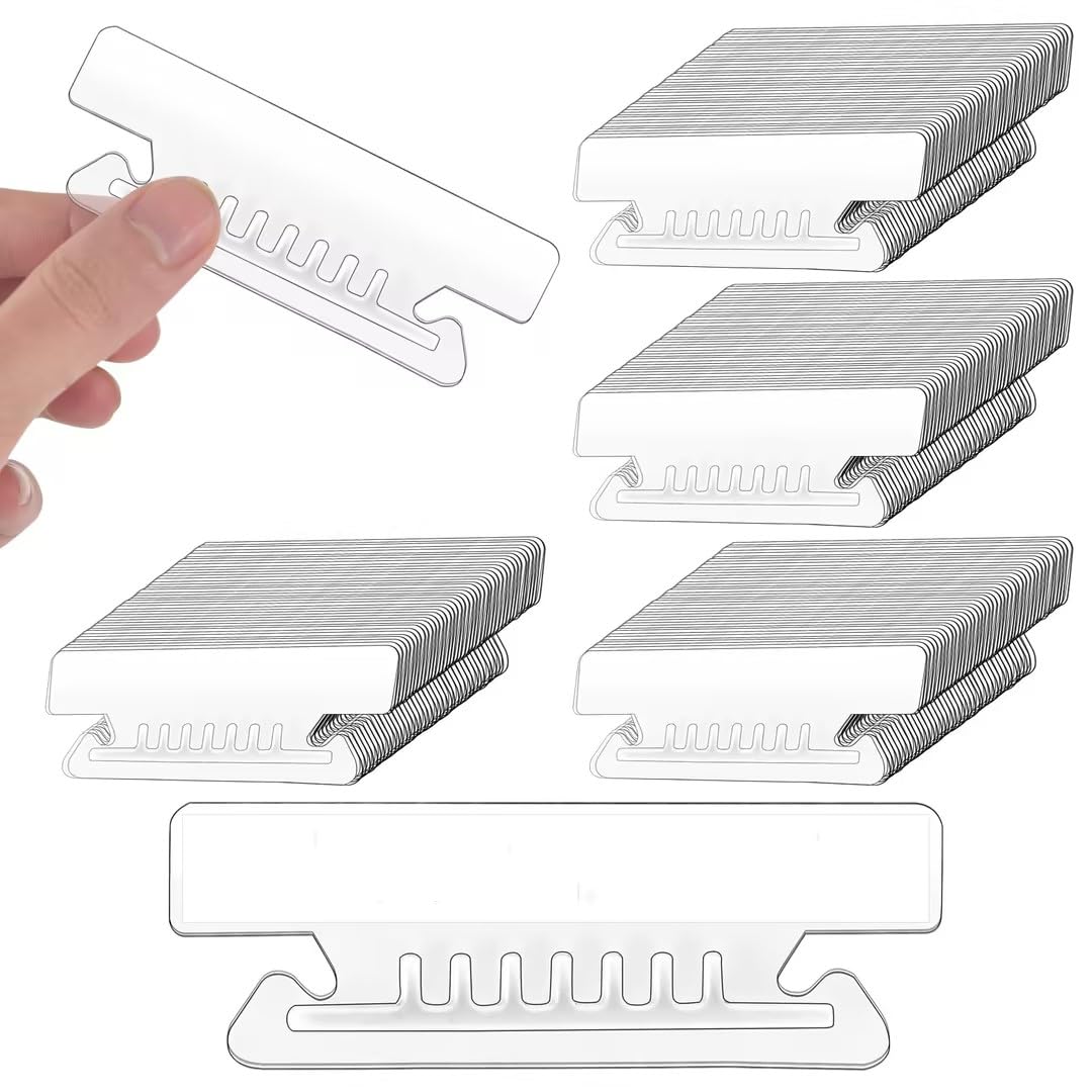 Amazon.com : 200 Pcs 3 1/2 Inch Hanging File Folder Tabs Plastic Tabs ...