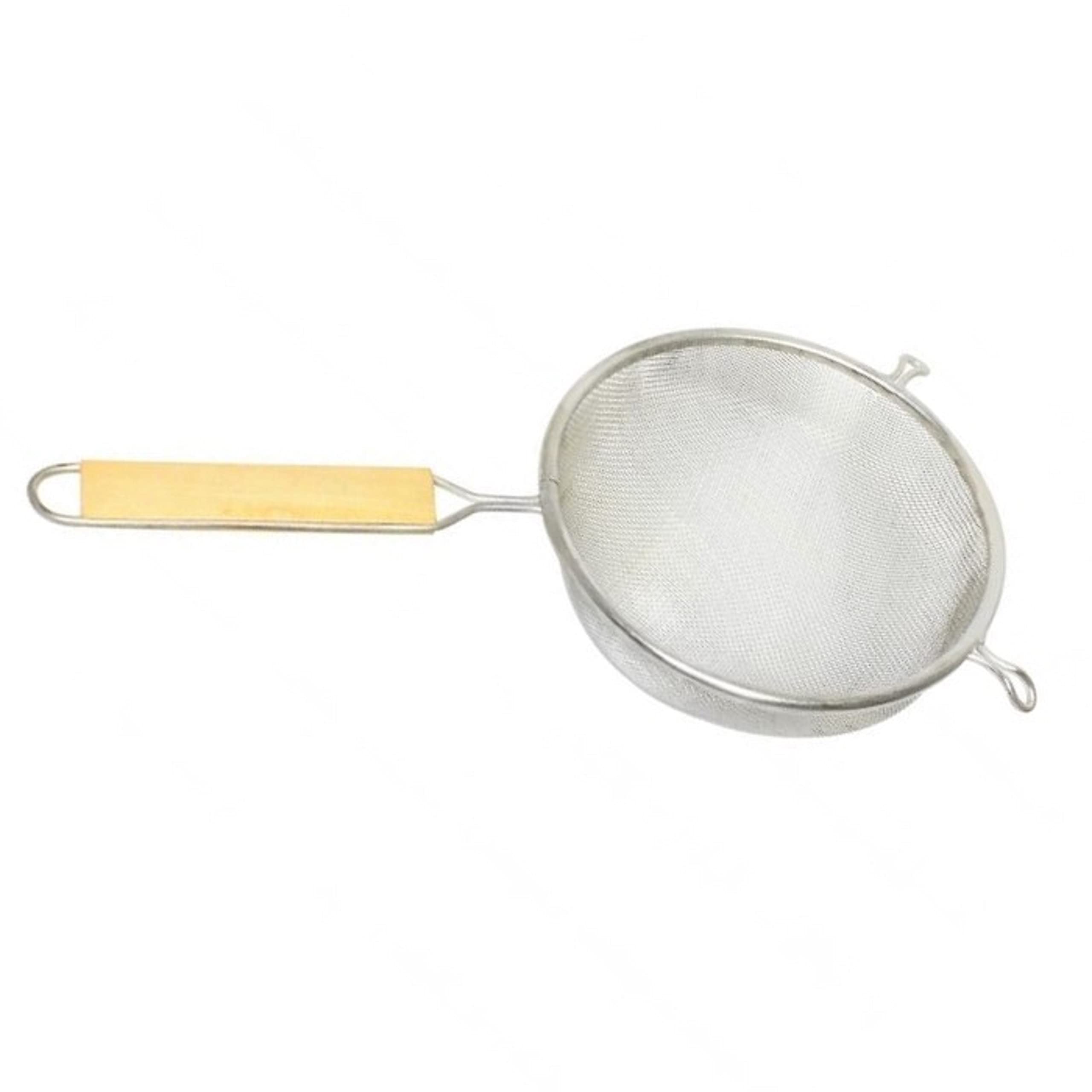 Snapklik.com : 6-Inch Single Medium Tin Mesh Strainer 6-3/4" Handle ...