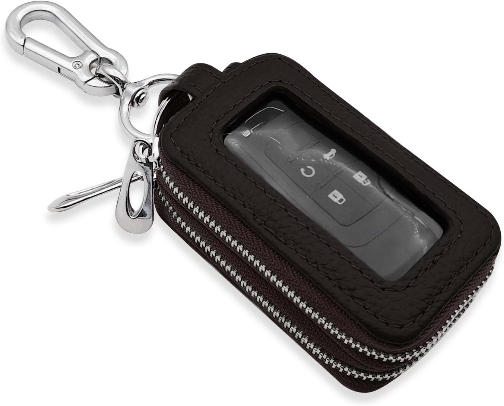 Amazon.com: Car Key Fob Case, Key Fob Protector, Multi-Layer Genuine ...