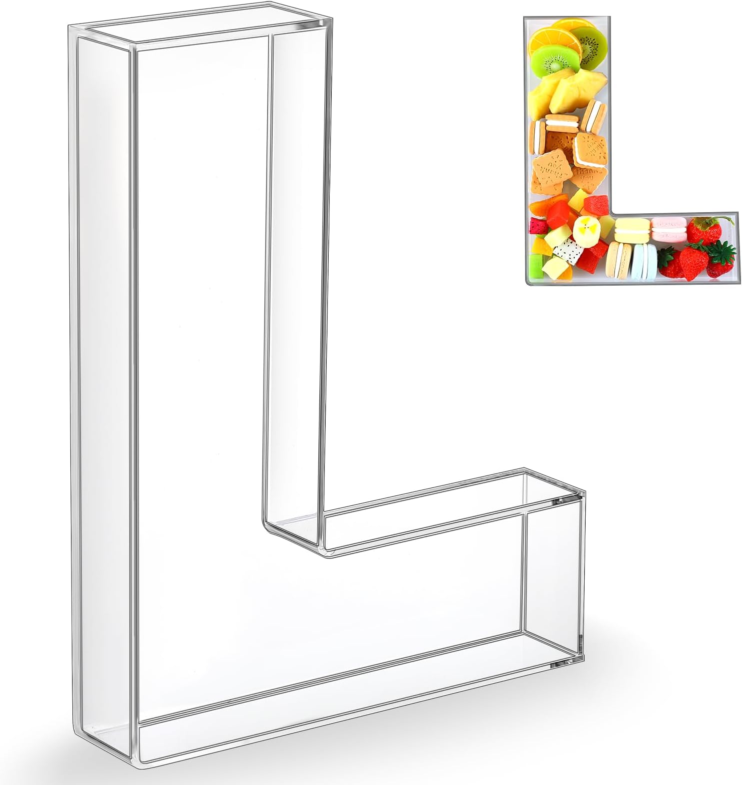 Amazon.com: Uiifan 10'' Acrylic Letter Box Form Tray Display Fillable ...