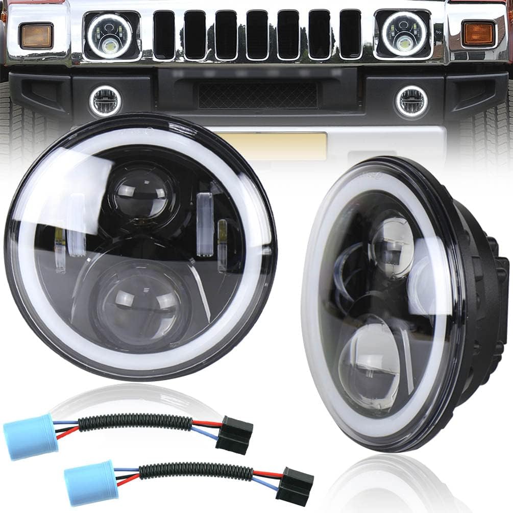 Amazon.com: NJSBYL H2 LED DRL Lamps Assembly for Hummer H2 H1 2003 2004 ...