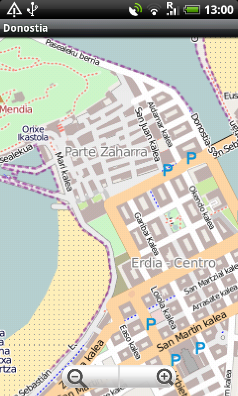 Donostia - San Sebastian Street Map - Application sur Amazon Appstore