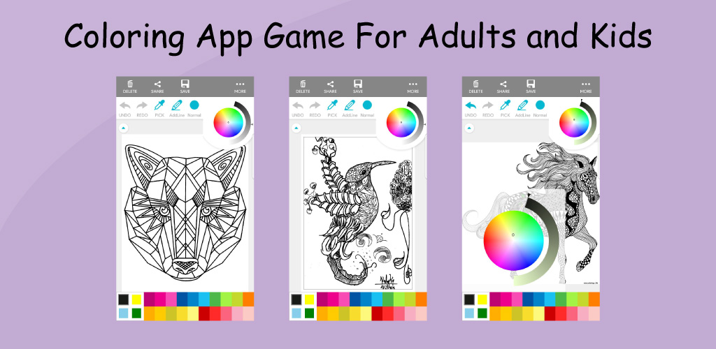 Coloring App Game for Adults and Kids for Free:Amazon.com:Appstore for ...