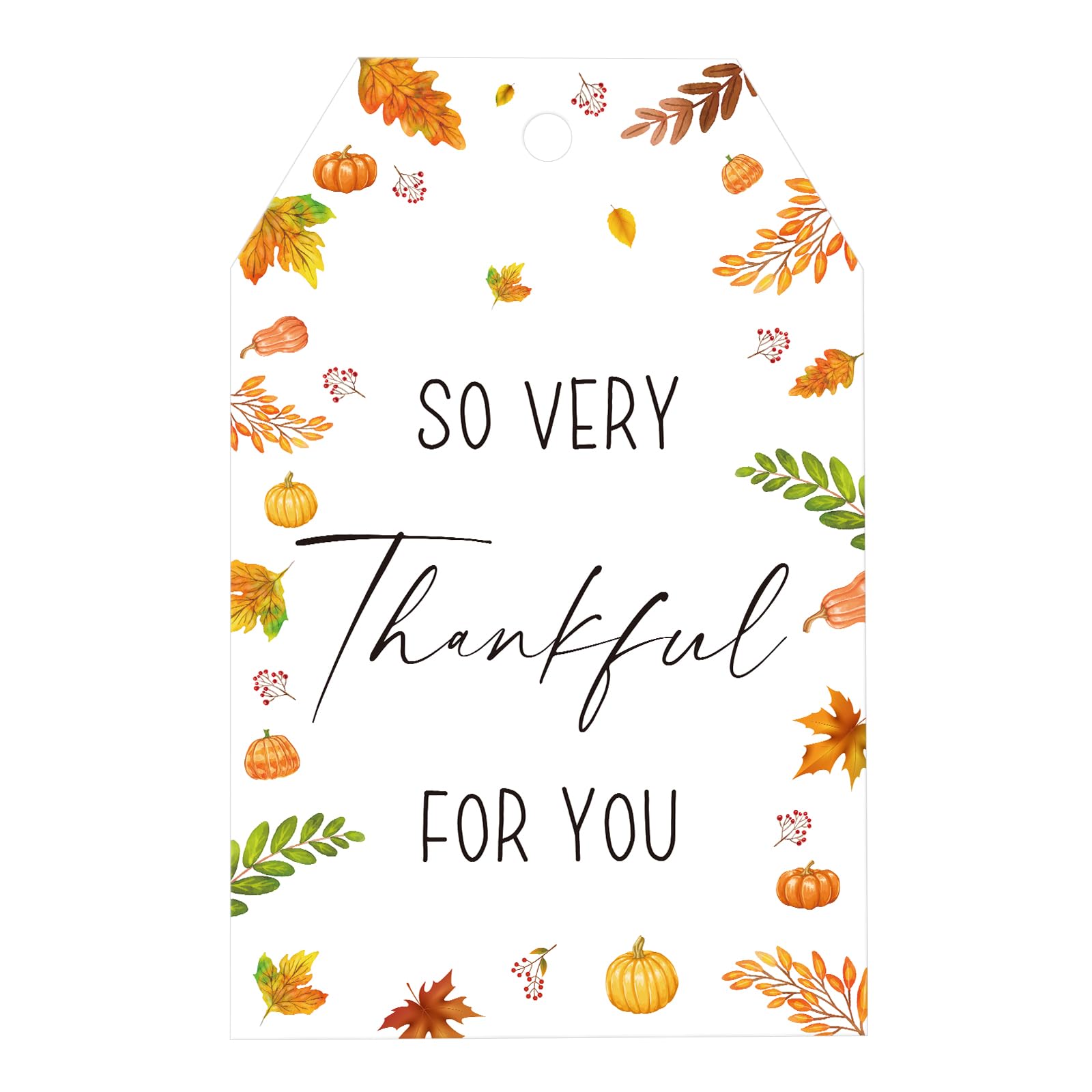 Amazon.com: G2PLUS Happy Thanksgiving Tags, Thanksgiving Leaf Tags, So ...