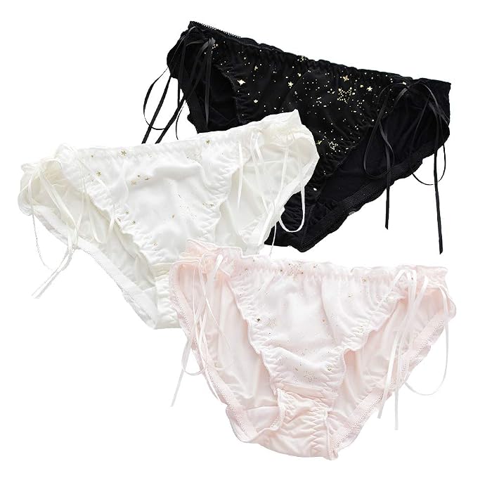 Buy Yomorio Cute Anime Panties Strappy Schoolgirl Milk Silk Briefs