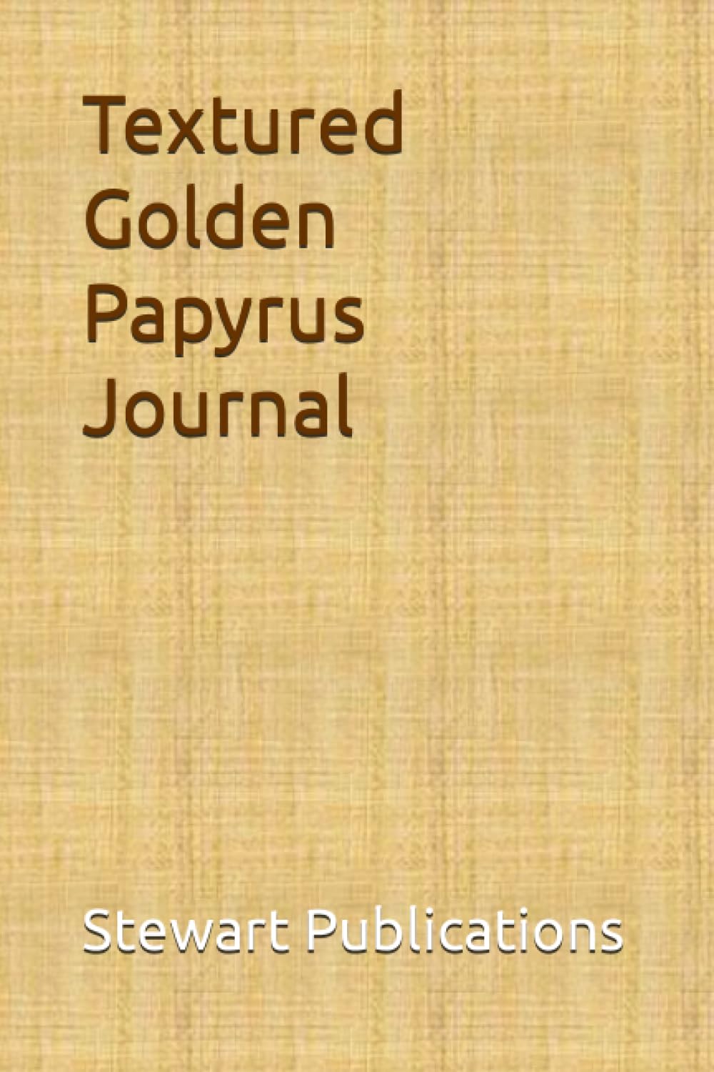 Textured Golden Papyrus Journal: Publications, Stewart: Amazon.com: Books