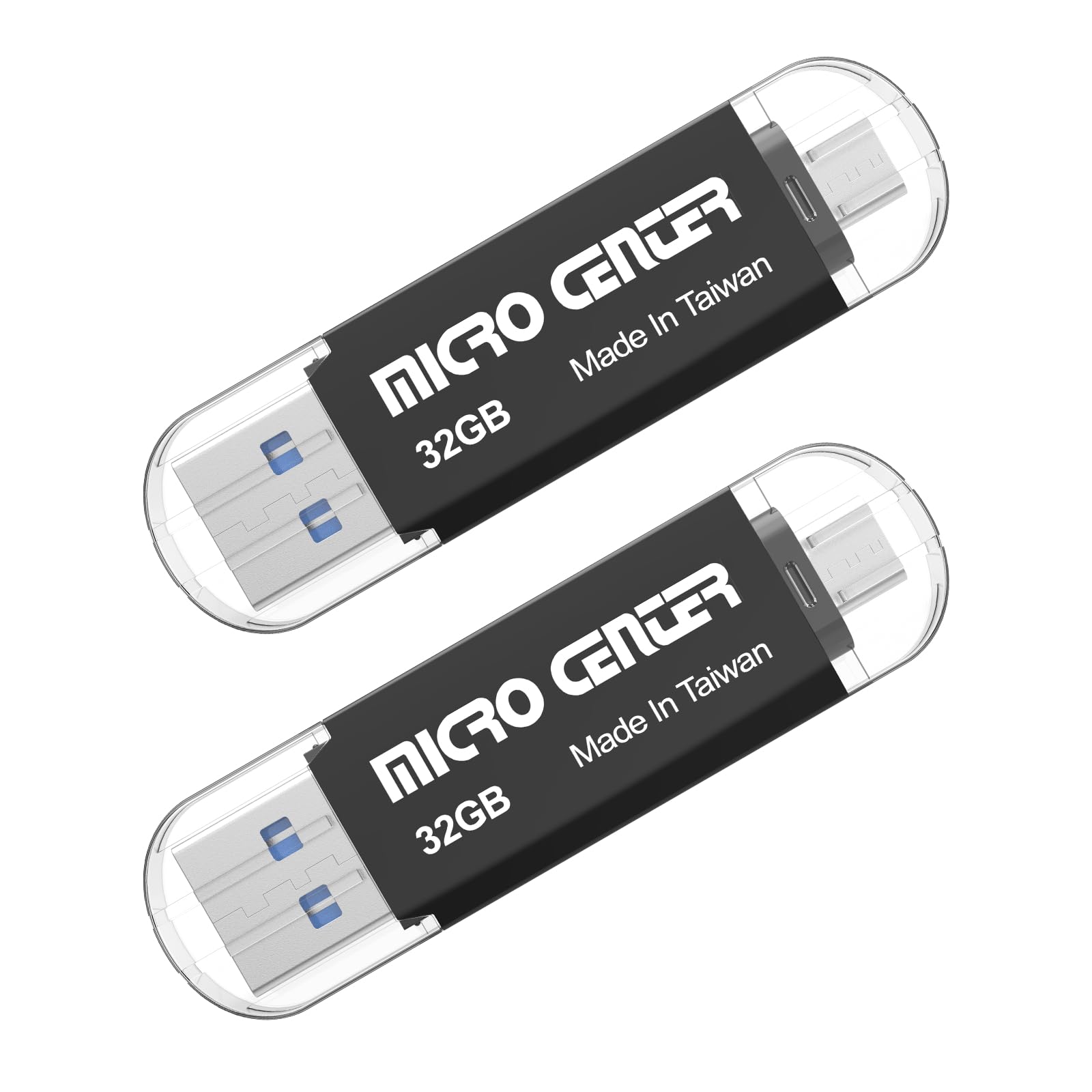 Amazon.com: INLAND Micro Center Super Speed 2 Pack 32GB Type C and Type ...