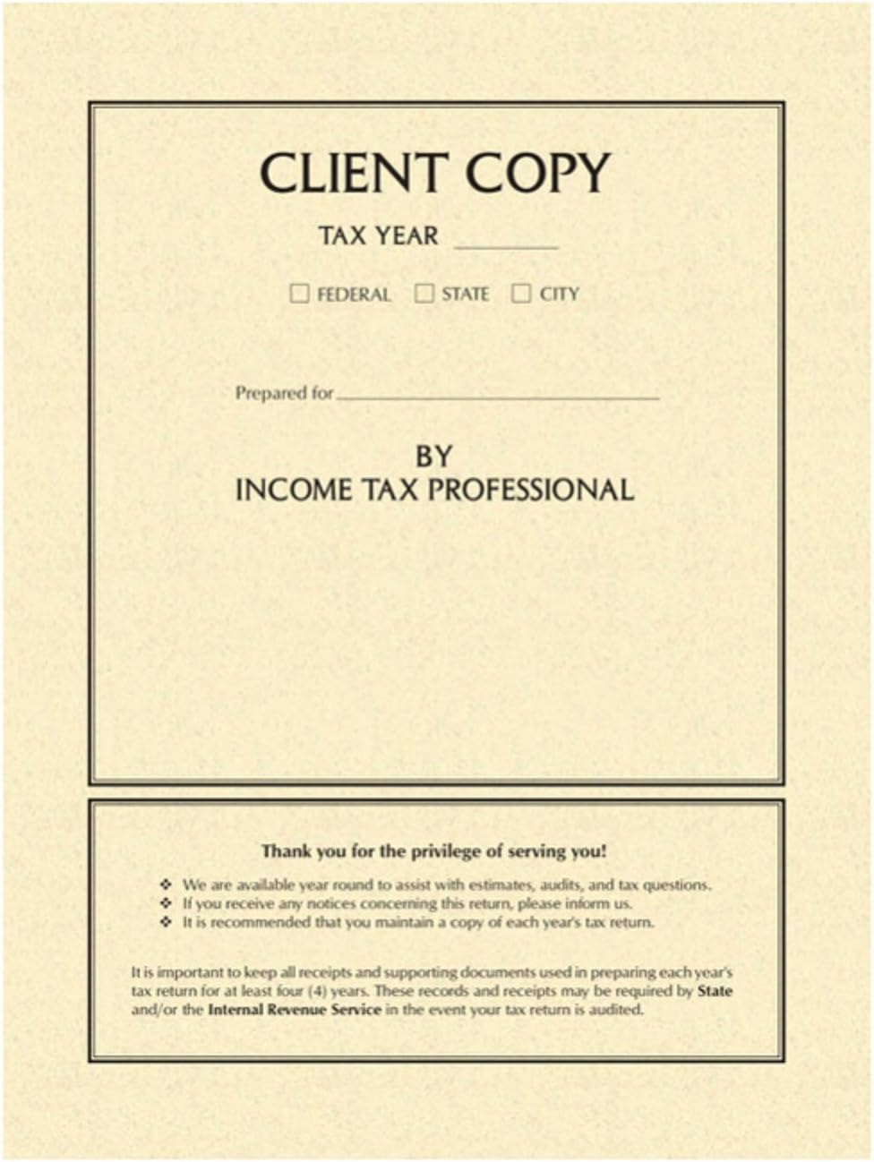 Amazon.com : EGP Tax Return Folders with Pockets (Green), Quantity 50 ...