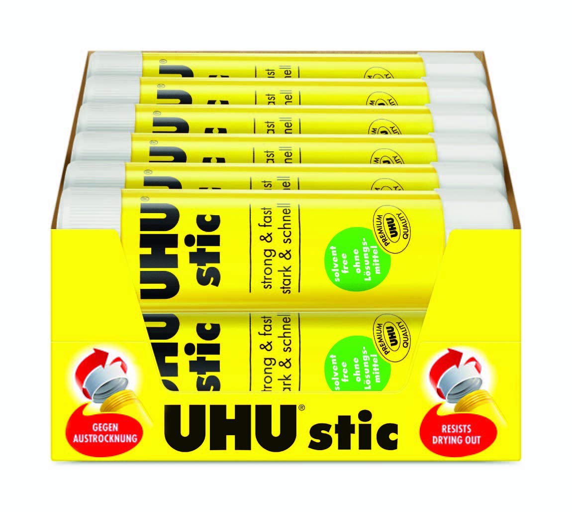Amazon.com: UHU Stick 40G 45621 12 Pack : Arts, Crafts & Sewing