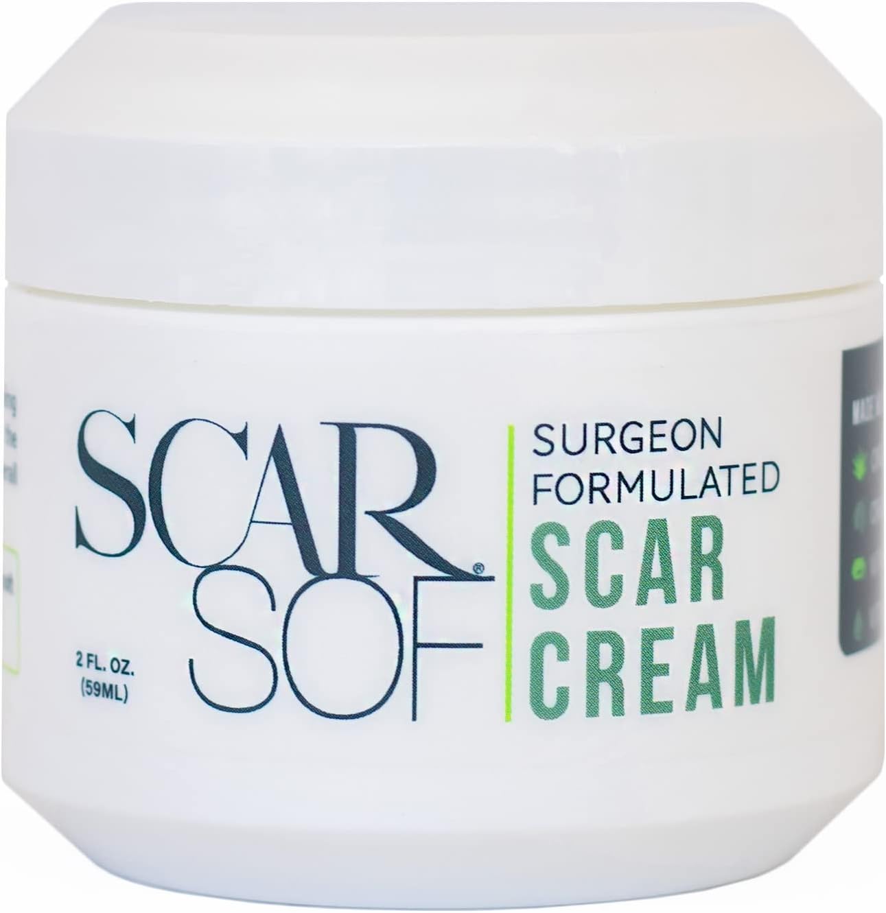 Amazon.com : ScarSof Scar Cream - Advanced Scar Cream Made with 100% ...
