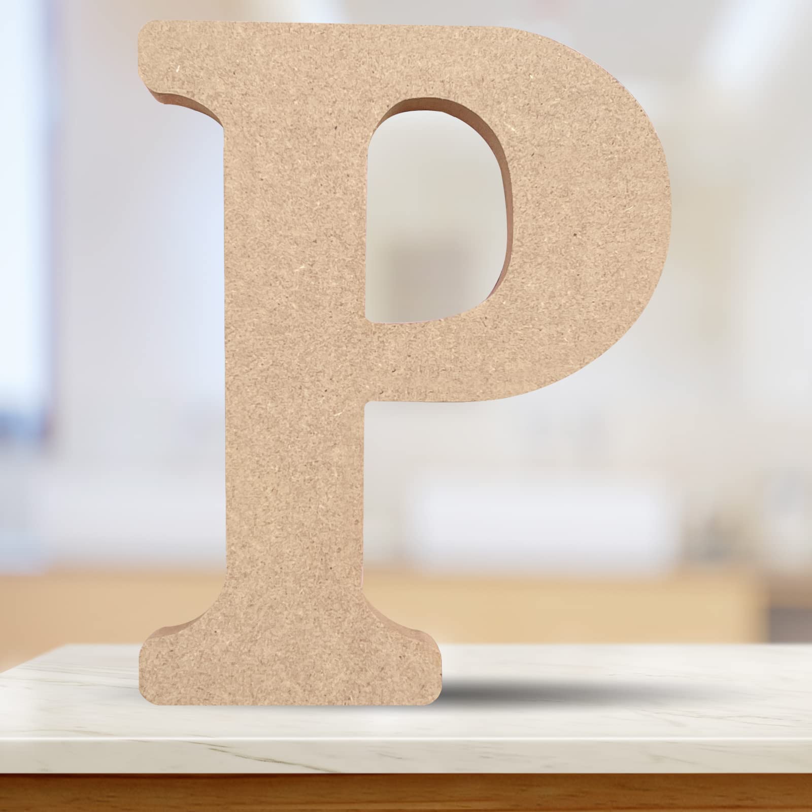 Snapklik.com : DEEZOMO 6 Inch 3D Log Wooden Letters, Wooden Alphabet ...