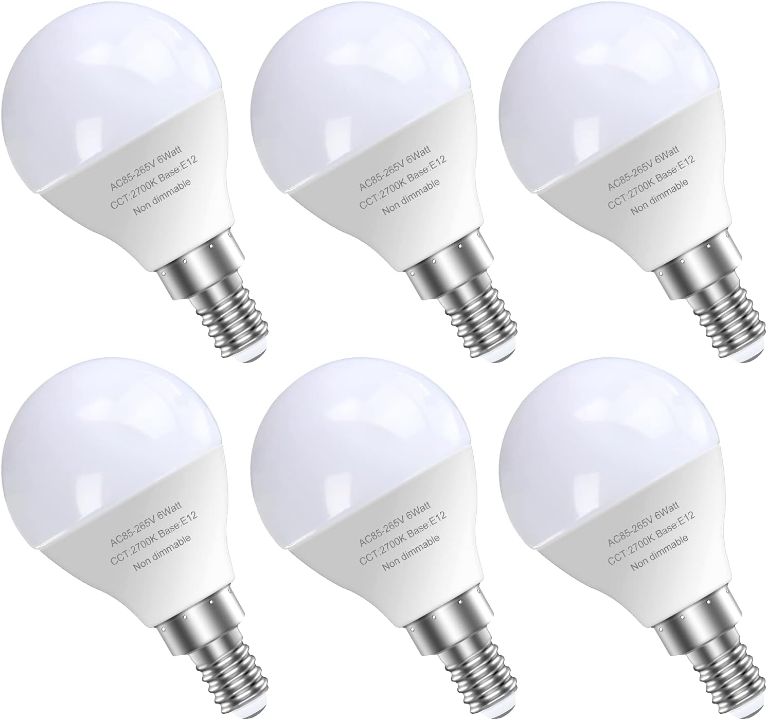 Ikea E12 400 Lumen LED Light Bulb 5 Watt - Pack of 2 - Amazon.com