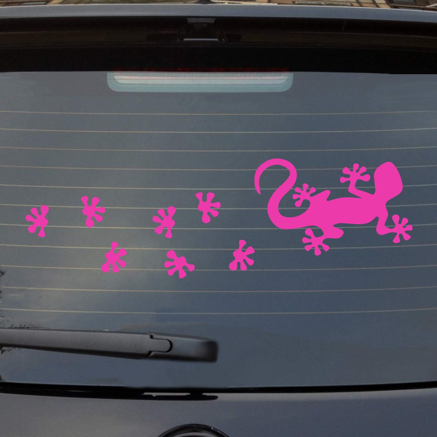 Car Sticker Gecko Feet Lizard Dragon Lurch Agame Fun Footprints ...
