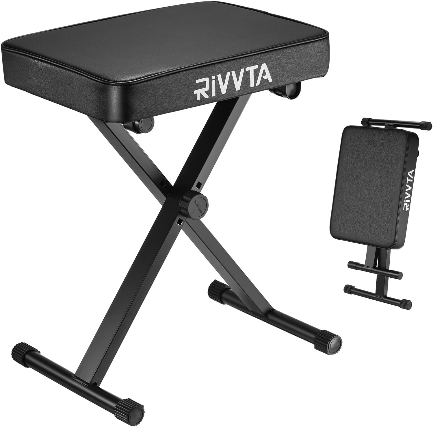Amazon.com: RIVVTA Piano Bench Keyboard Bench Piano Stool X-Style ...