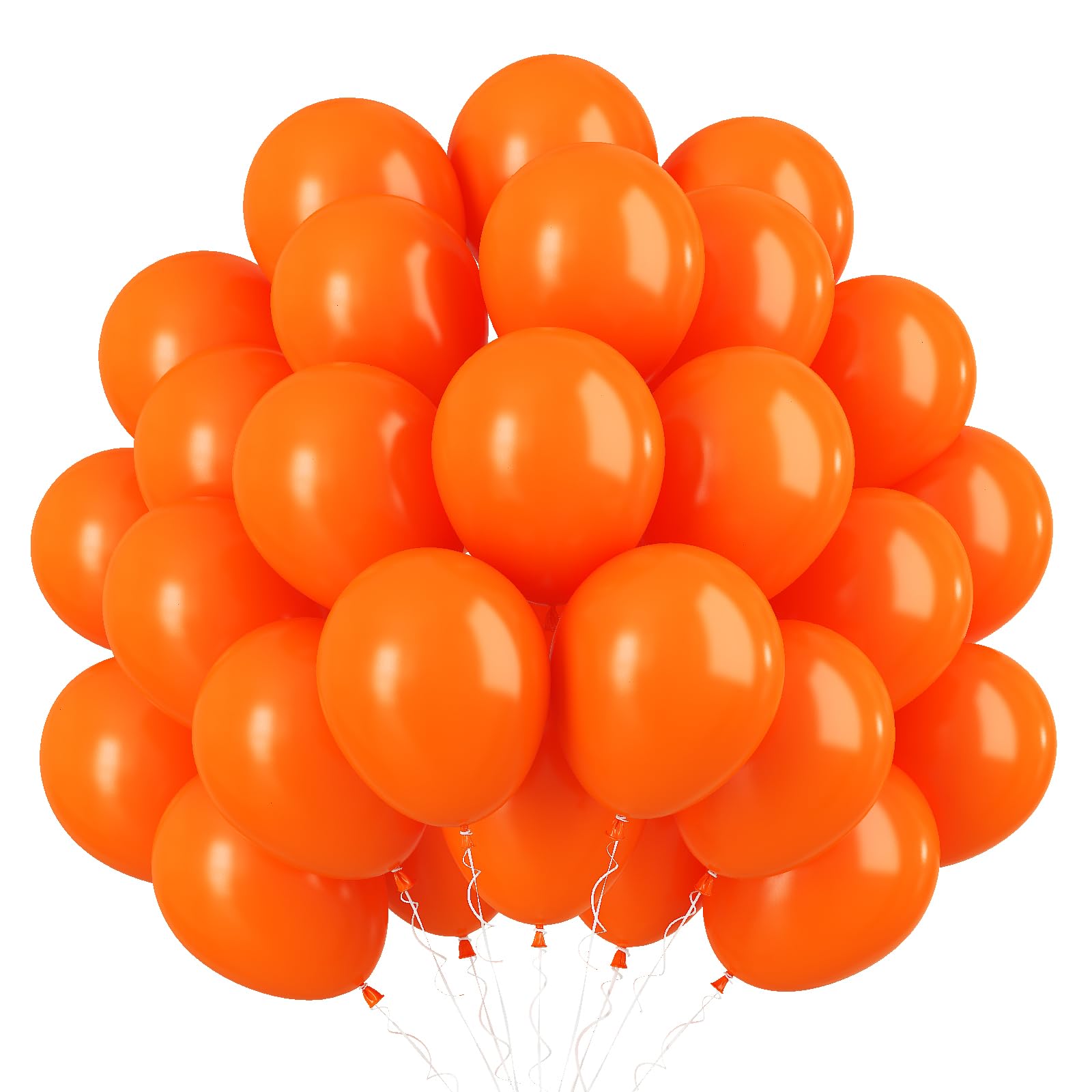 Amazon.com: Orange Balloons 60pcs 5inch Small Matte Orange Balloon for ...