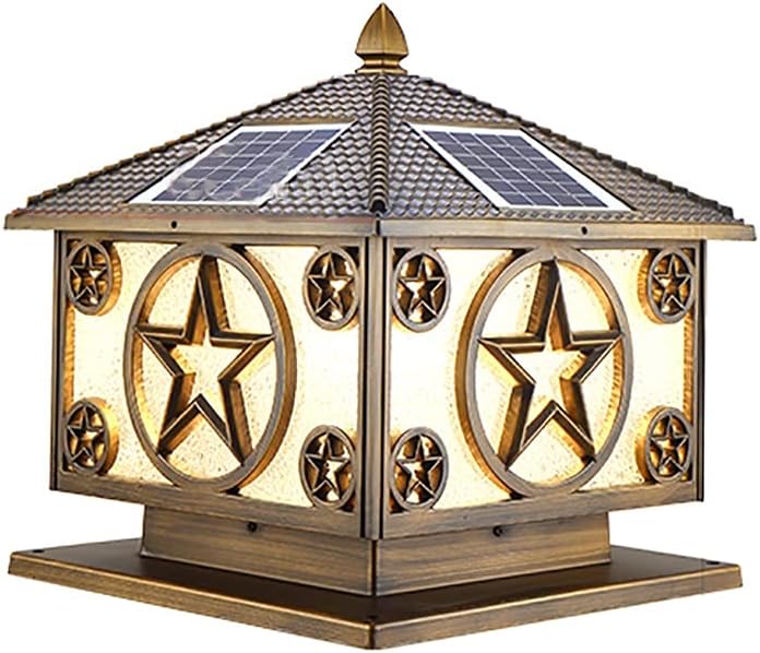 Amazon.com: Post lights Pillar Lights Solar Pillar Lights Outdoor Post ...