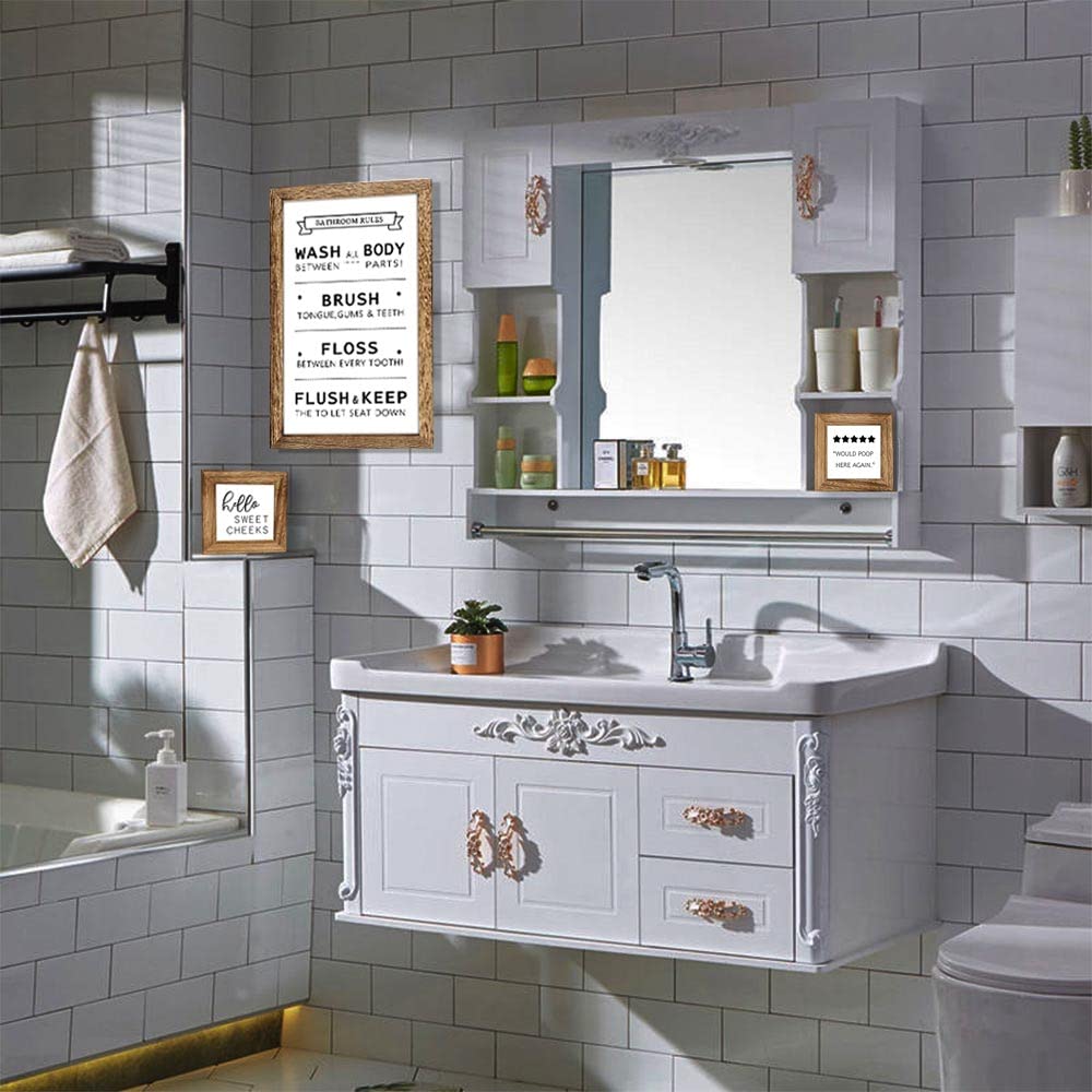 Farmhouse Decor Bathroom Signs 140 Best Farmhouse Bathroom Decor Ideas