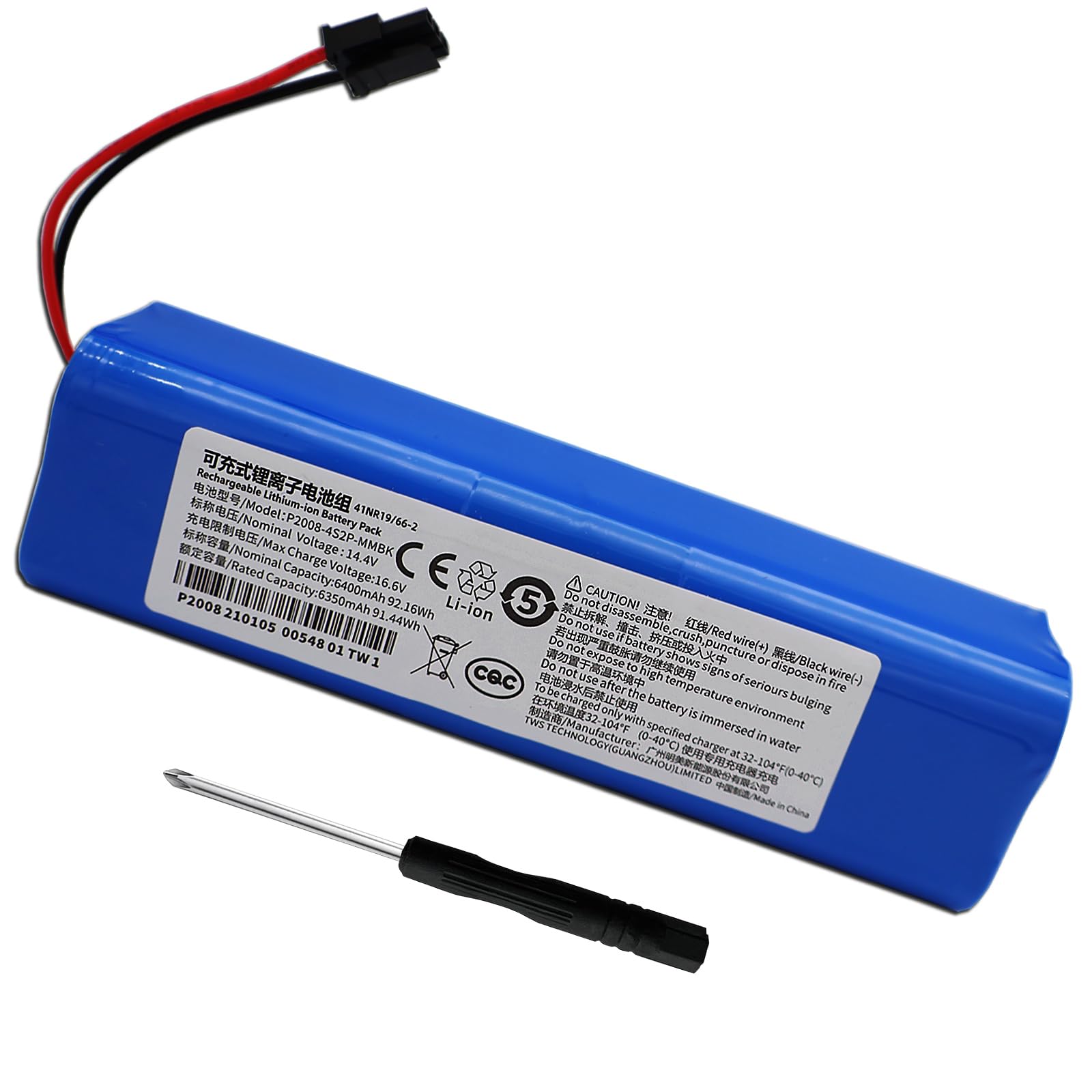 Amazon.com: Lcenerga 6400mAh PA61 Battery Compatible with Eufy RoboVac ...