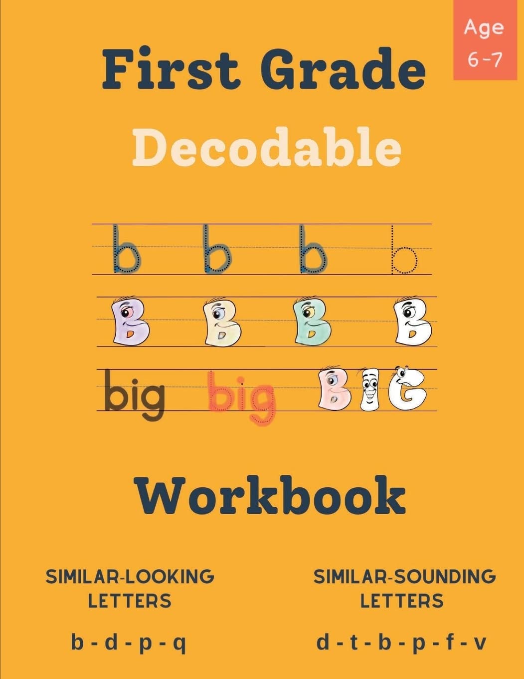 Buy Decodable Workbook for Kids Ages 6 - 7: Dyslexia-Friendly ...
