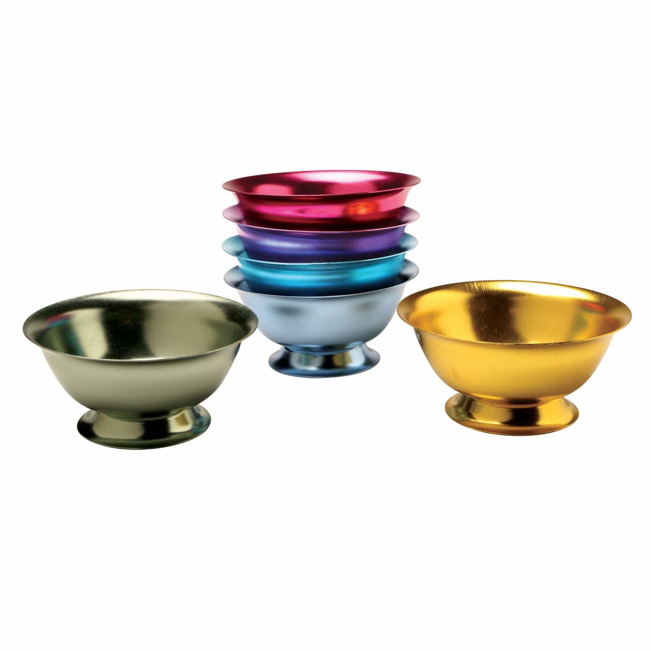 Amazon.com: Set of 6 Anodized Aluminum Bowls : Home & Kitchen