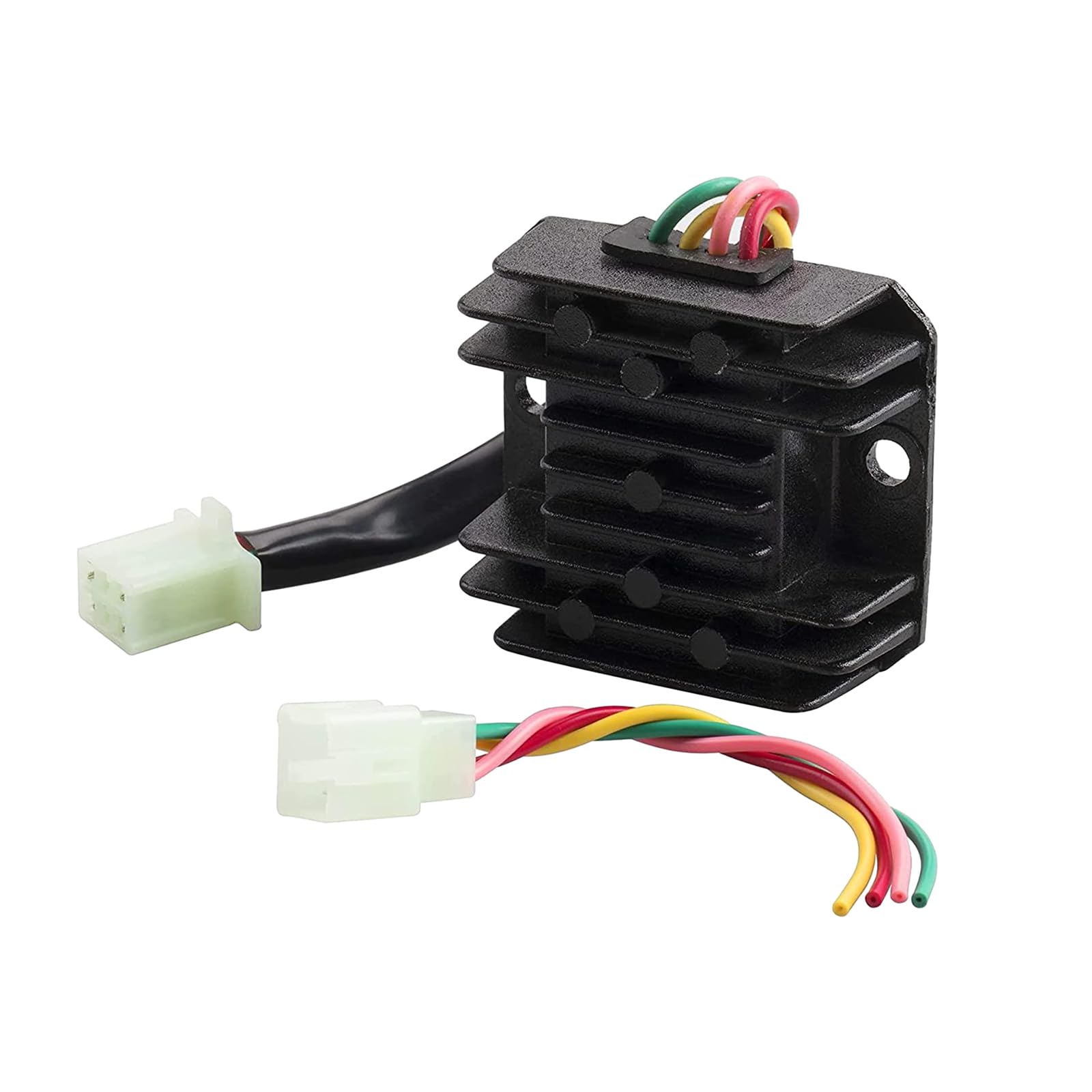 Dickno 12V Voltage Regulator Rectifier, 4 Wires Voltage Regulator ...