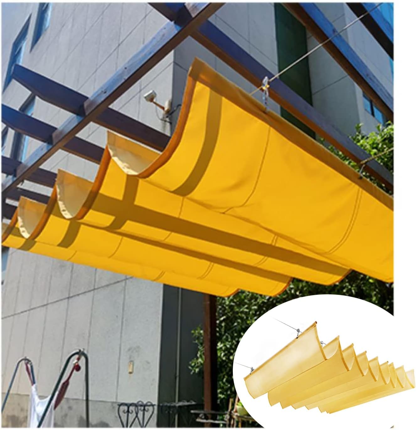SHUITUKOUU Voile D'ombrage en Forme De U À Suspendre, Voiles D'Ombrage ...