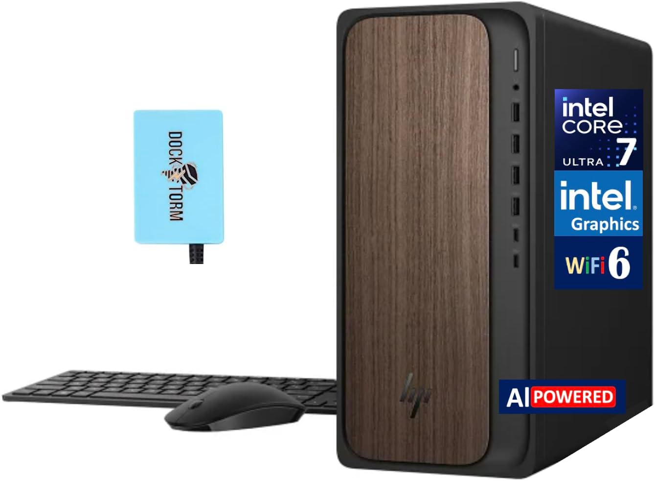 Amazon.com: HP OmniDesk AI Powered Desktop (Intel Ultra 7-265, 32GB ...