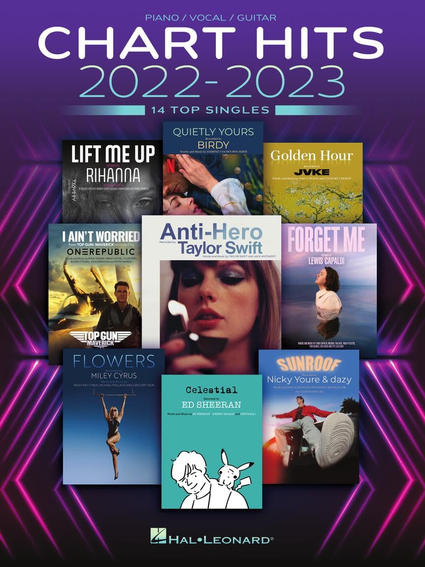 Chart Hits of 2022-2023 - Piano/Vocal/Guitar Songbook (Chart Hits Of ...