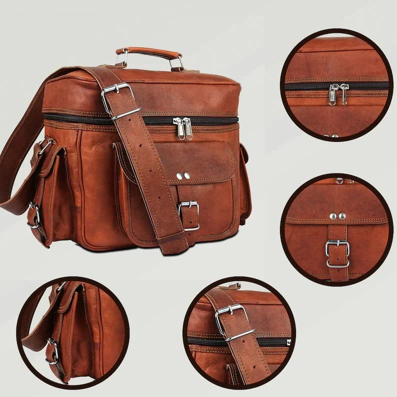 Buy Karnis Craft - Handmade Genuine Leather Camera bag Professional ...