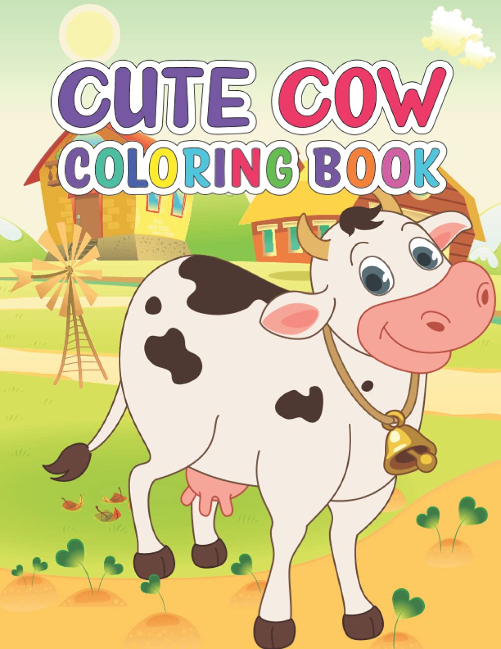 Cute Cow Coloring Pages For Kids