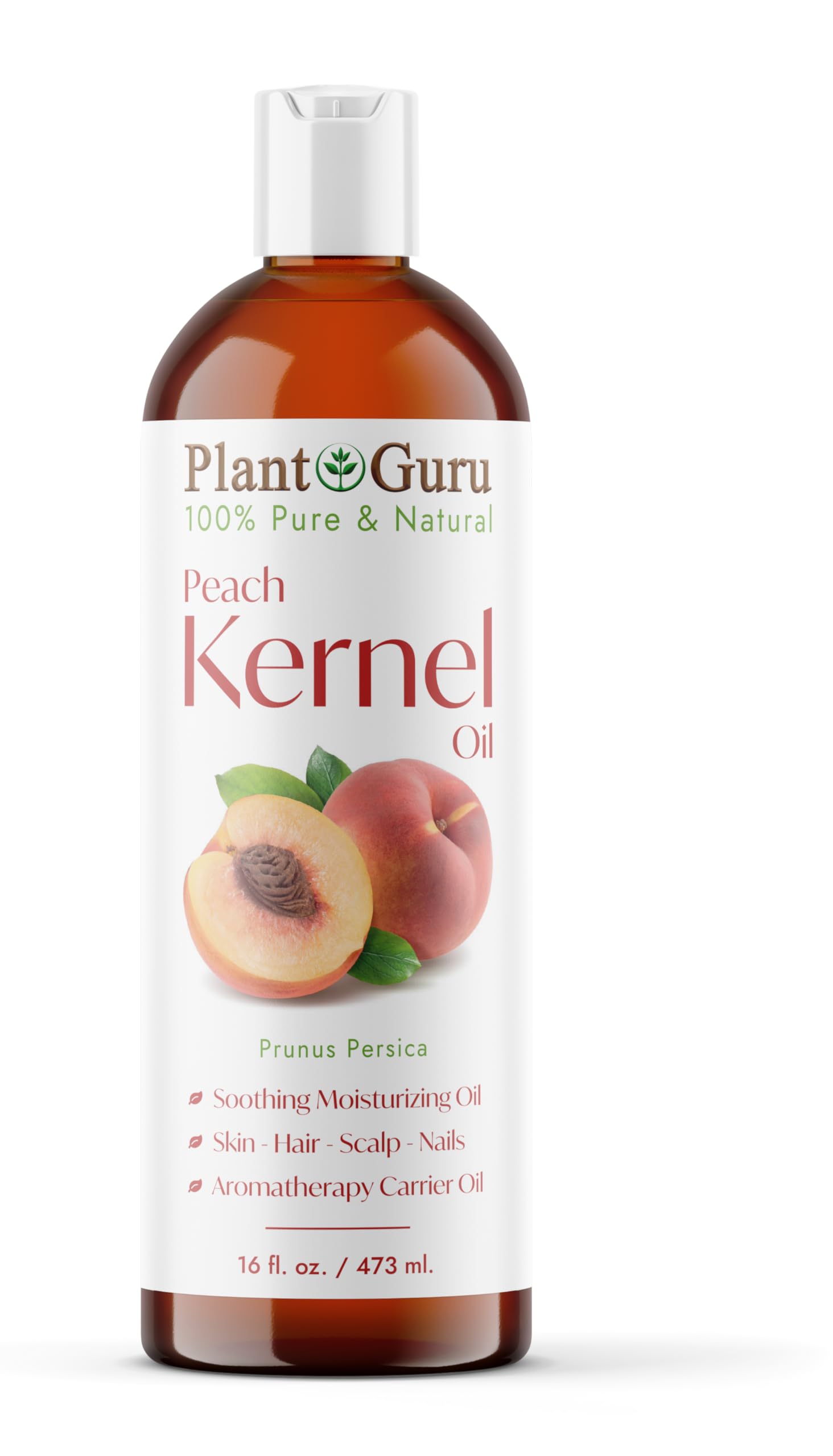 Amazon.com : Peach Kernel Oil 16 oz. - 100% Pure and Natural Carrier ...