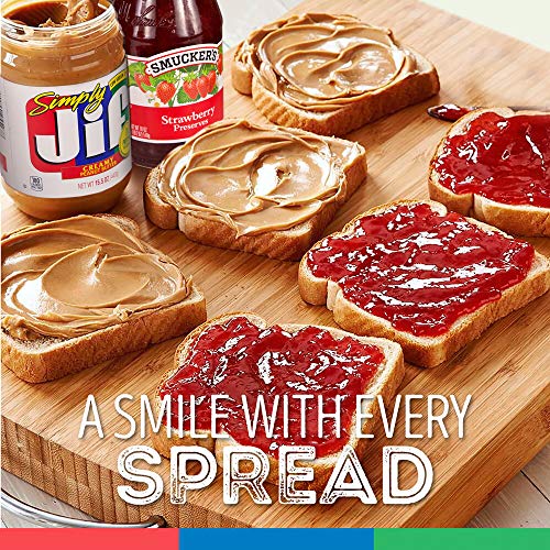 Simply Jif Creamy Peanut Butter, 27.3 oz. (Pack of 10) – 7g (7% DV) of ...