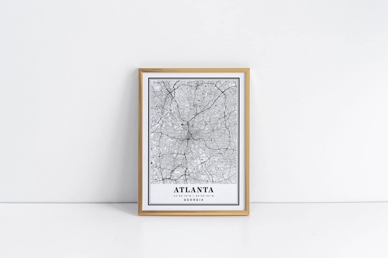 Amazon.com: Atlanta Georgia Map Atlanta Ga Map Atlanta City Map Atlanta ...