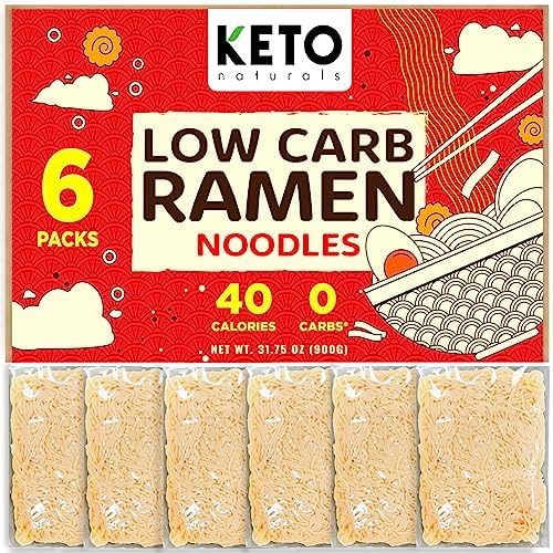 Amazon.com : Keto Noodles Low Calorie Noodle (6 Packs) Healthy Keto ...
